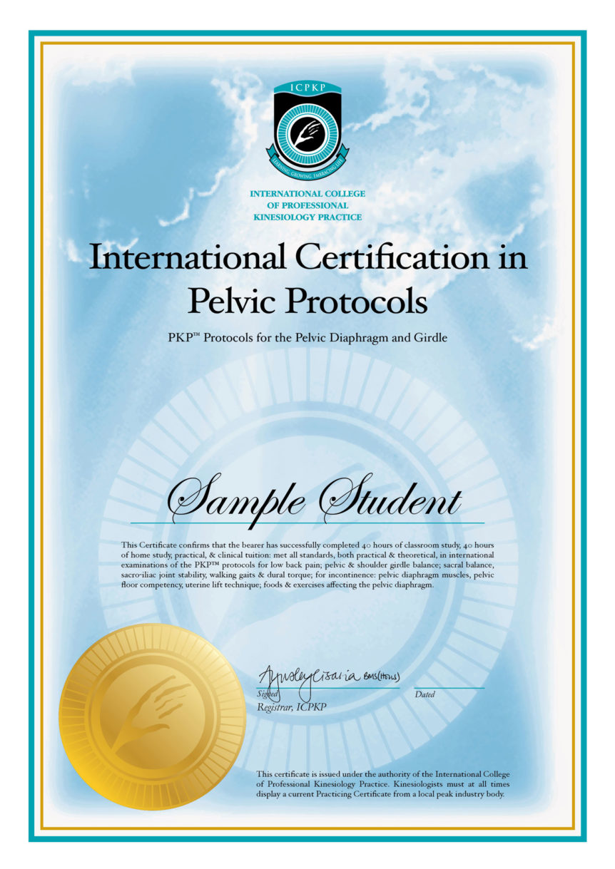 ICPKP® Pelvic Protocol Certification Program - ICPKP